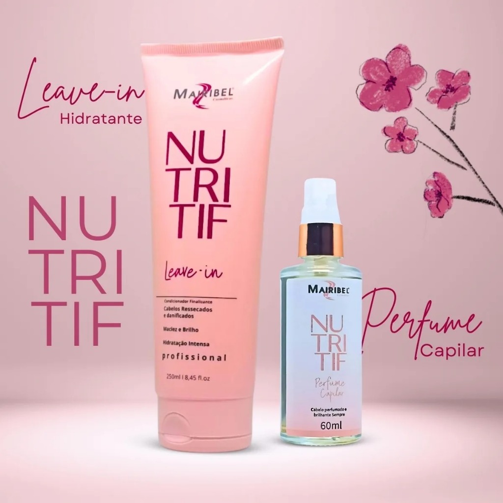 Kit Nutritif Creme Leave-in 250gr+ Perfume Capilar 60 ml Mairibel – R&A ...